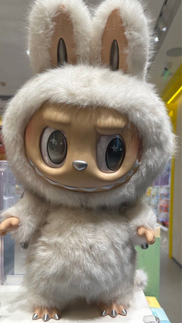 [Labubu] The monsters angel in clouds vinyl face doll zimomo(big ...