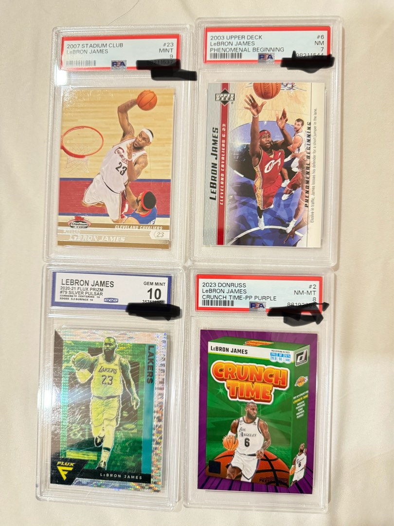 nba cards - lebron james slab, Hobbies & Toys, Toys & Games on Carousell