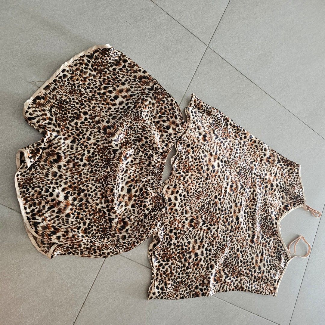 Leopard print Setwear, Women's Fashion, Dresses & Sets, Sets or ...