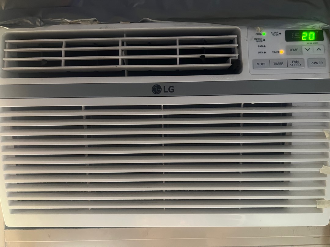 LG 0.8 HP Window Type Non-Inverter Energy Saving Aircon, TV & Home ...