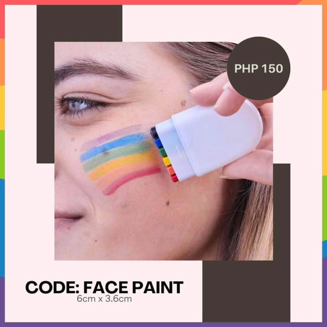 LGBTQ Rainbow Pride Face Paint, Beauty & Personal Care, Face, Makeup on ...