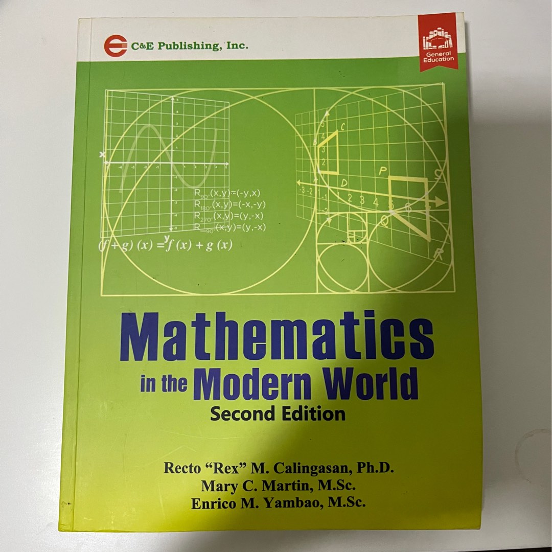 Mathematics in the Modern World - 2nd ed. - Calingasan, Hobbies & Toys ...