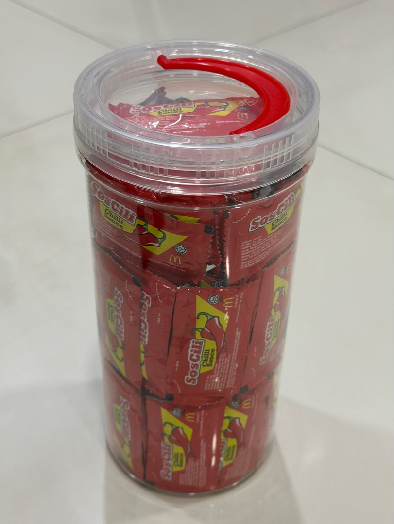 MCD Chilli Sauce, Food & Drinks, Spice & Seasoning on Carousell