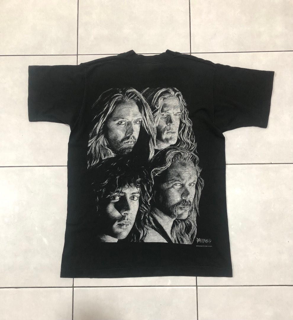 metallica potret 94 artwork john salamon, Men's Fashion, Tops & Sets ...