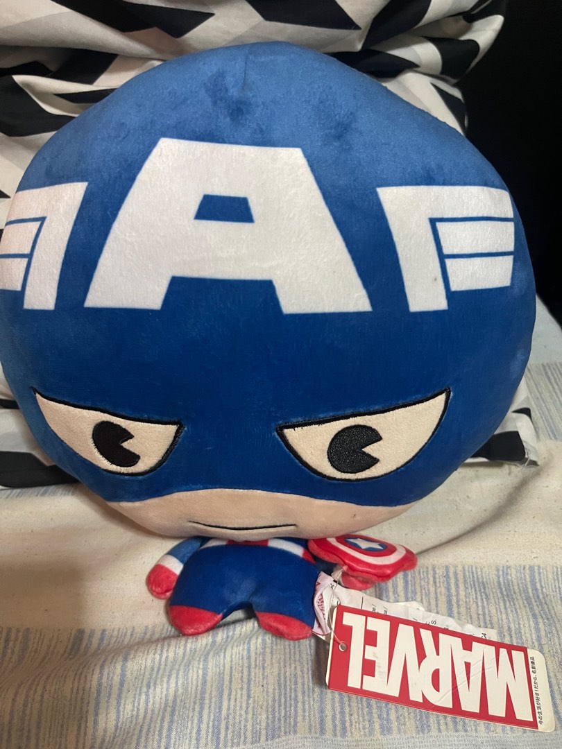 Miniso Marvel Captain America stuffed toy, Hobbies & Toys, Toys & Games ...