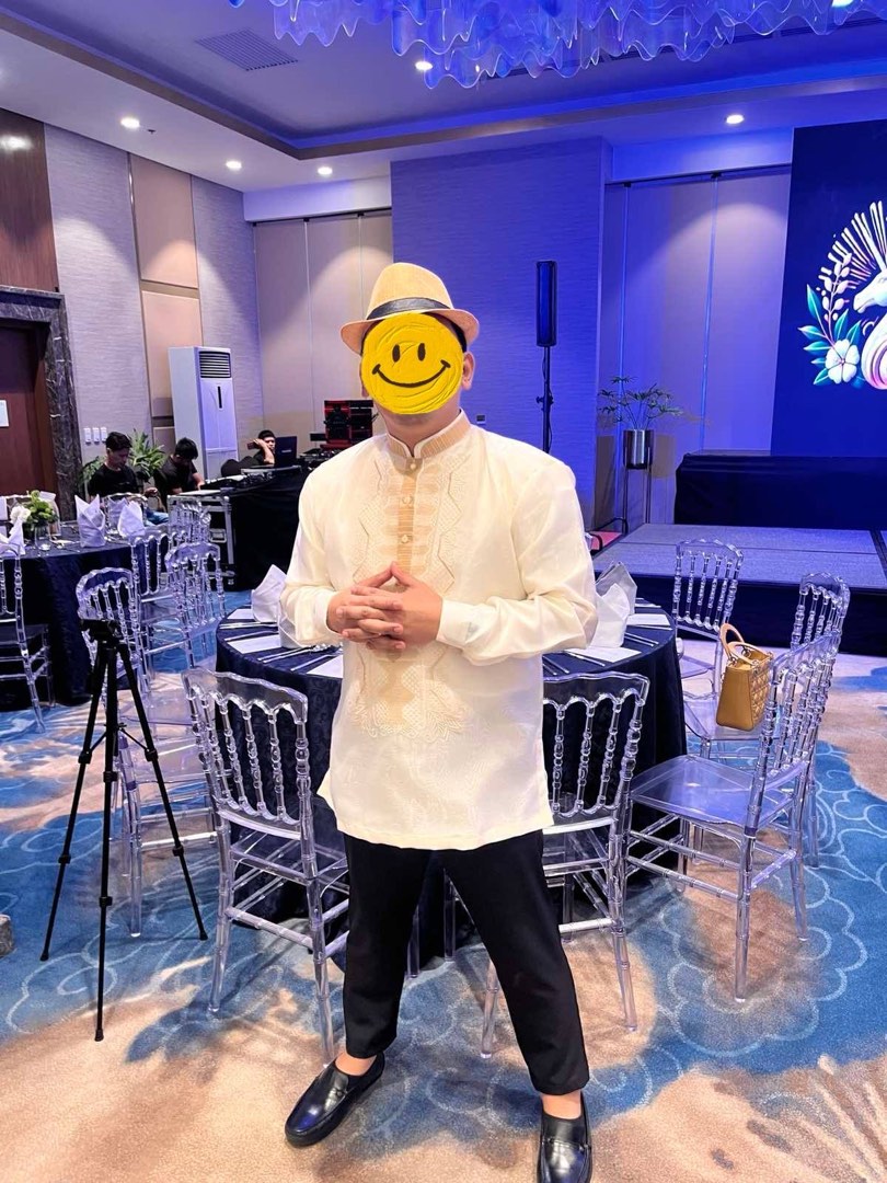 Modern Barong - Disenyo Pandi, Men's Fashion, Tops & Sets, Formal ...