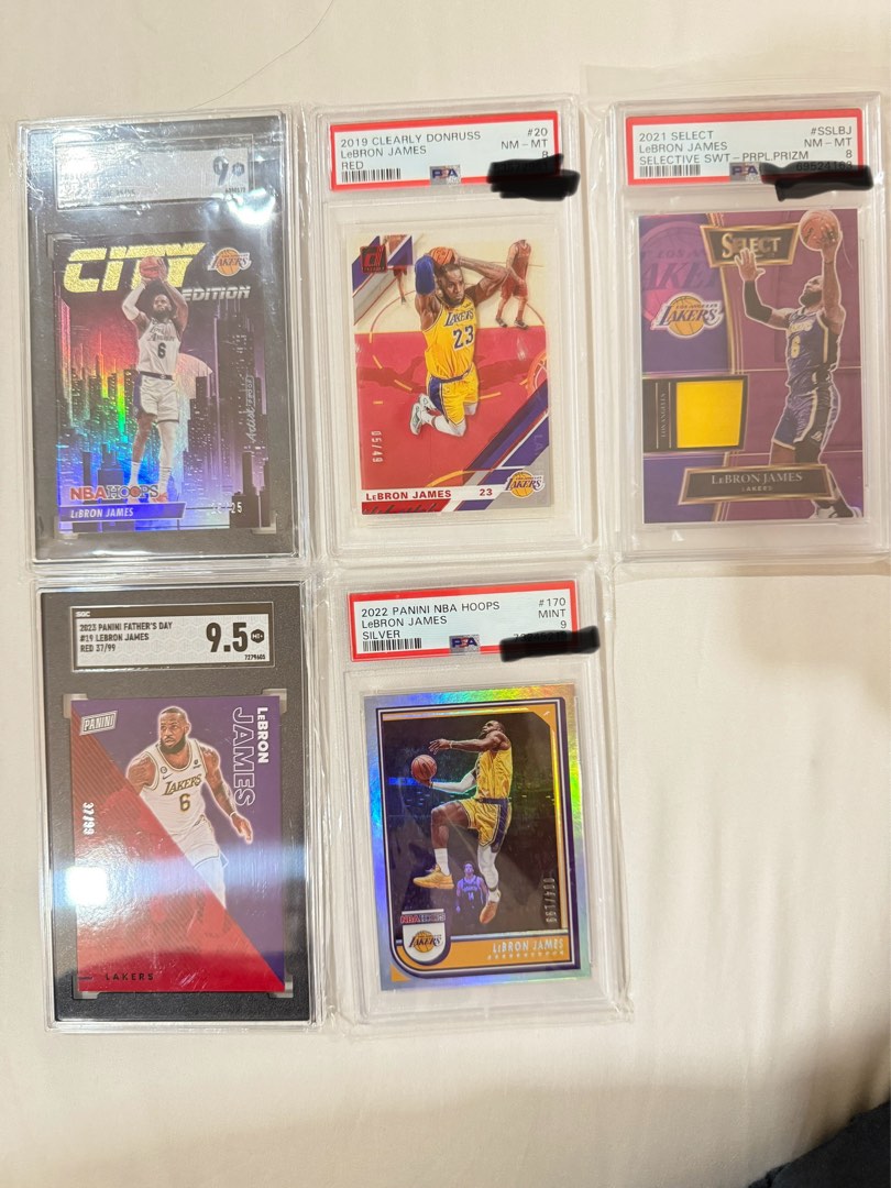 nba cards lebron james numbered slab, Hobbies & Toys, Toys & Games on ...