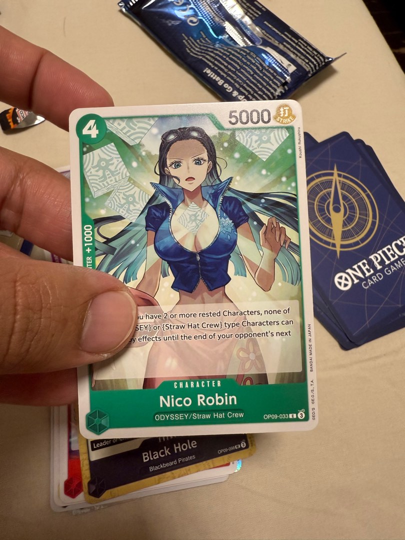 Nico Robin OP09-033 One Piece Emperors In The New World, Hobbies & Toys, Toys & Games on Carousell