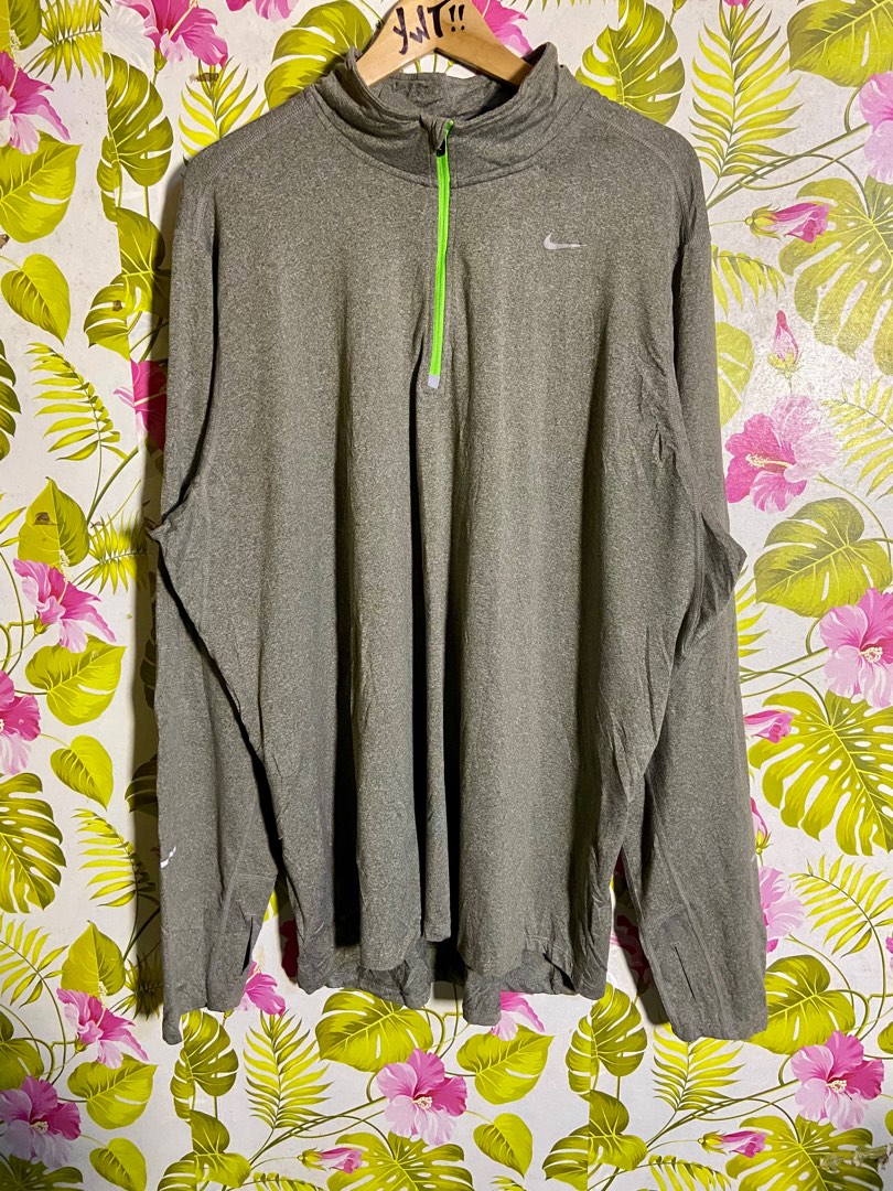 NIKE DRI FIT RUNNING QUARTER ZIP, Men's Fashion, Activewear on Carousell