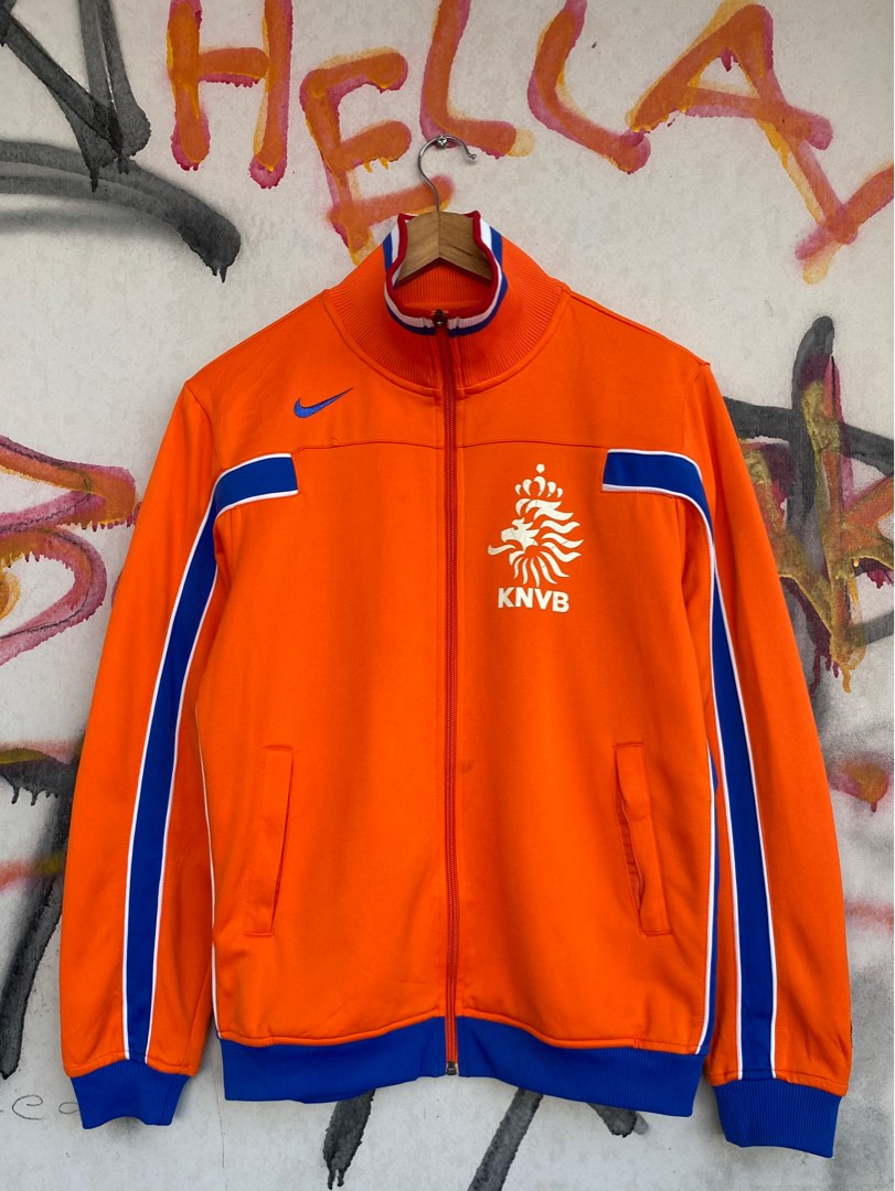 NIKE NETHERLANDS NATIONAL TEAM TRACK JACKET JERSEY, Men's Fashion ...
