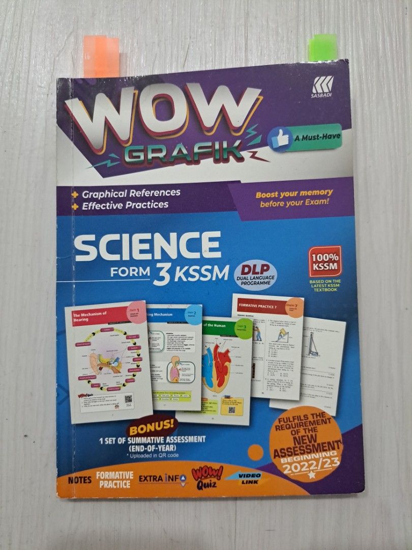 Nota Grafik Science Form 3 DLP, Hobbies & Toys, Books & Magazines ...
