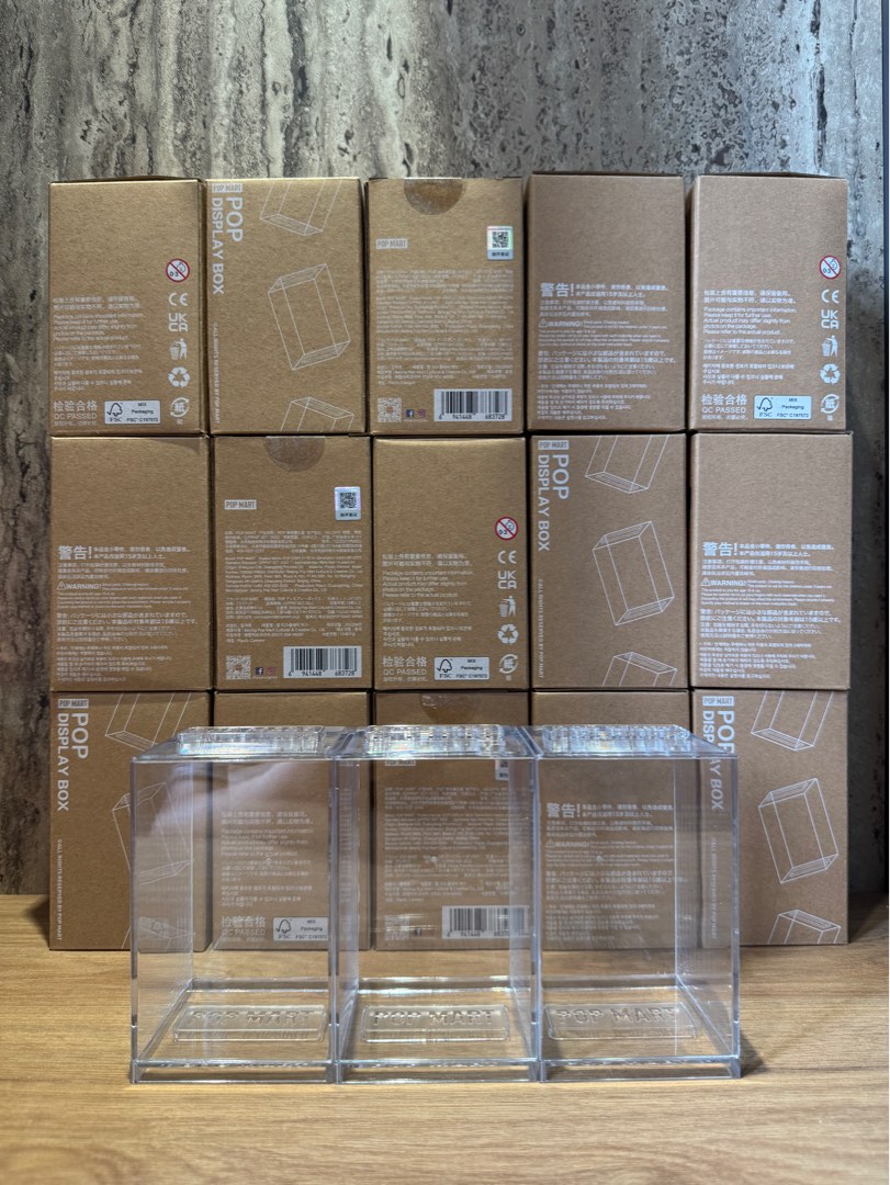 Original Pop Mart Single Display Box - Stackable, Hobbies & Toys ...