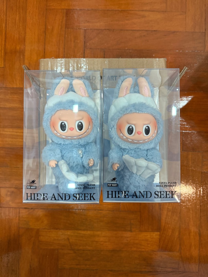Pop Mart Labubu Merbubu Hide and Seek In Singapore Series Vinyl Plush ...