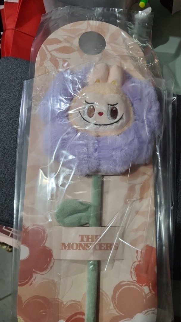 Popmart Popland Exclusive: Purple Labubu Flower, Hobbies & Toys, Toys ...