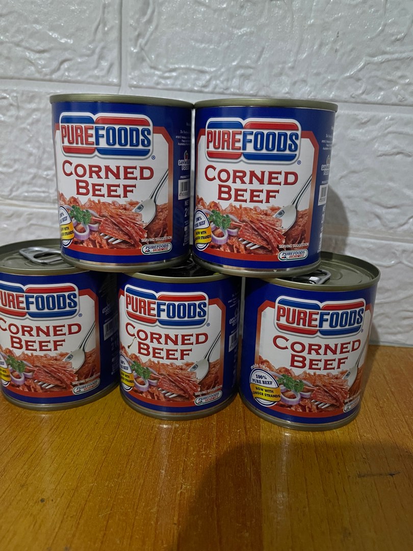 Purefoods Corned beef, Food & Drinks, Packaged & Instant Food on Carousell