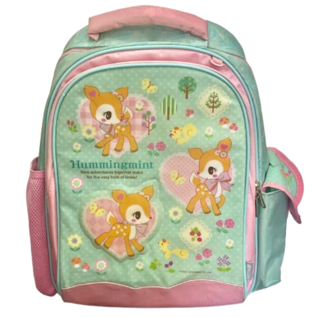 RARE !! sanrio hummingmint pink and green backpack, Women's Fashion ...