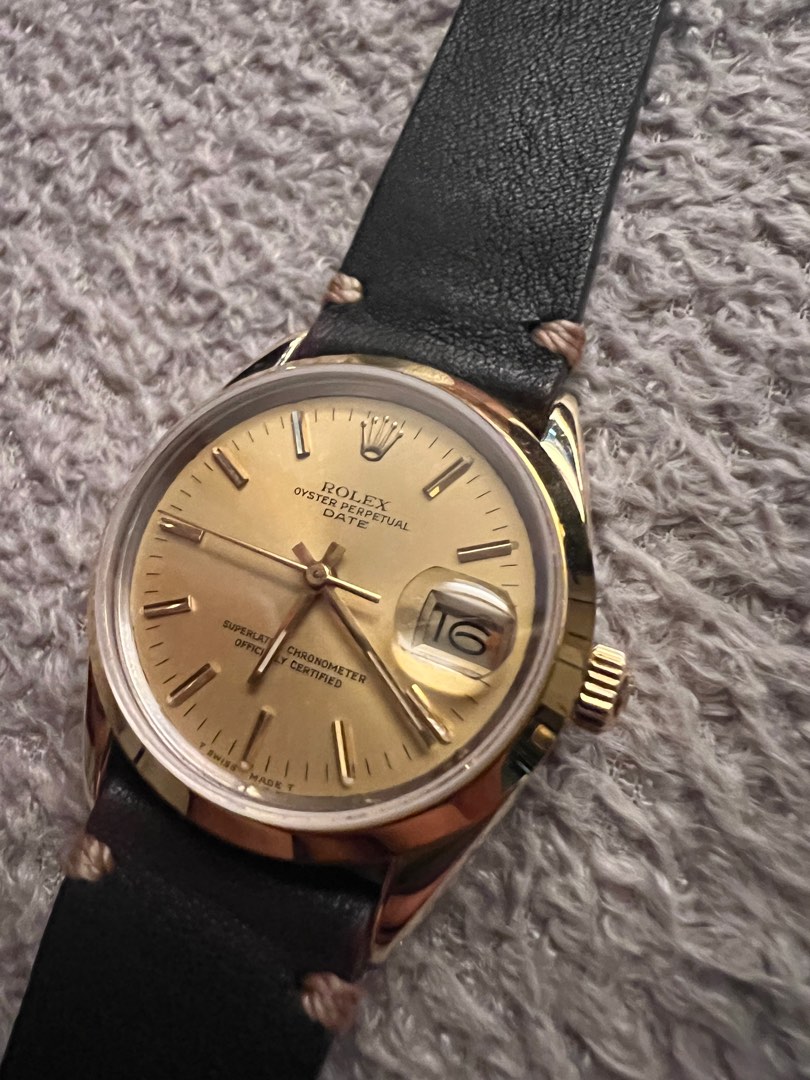 Rolex Oyster perpatual Date 15505, Luxury, Watches on Carousell