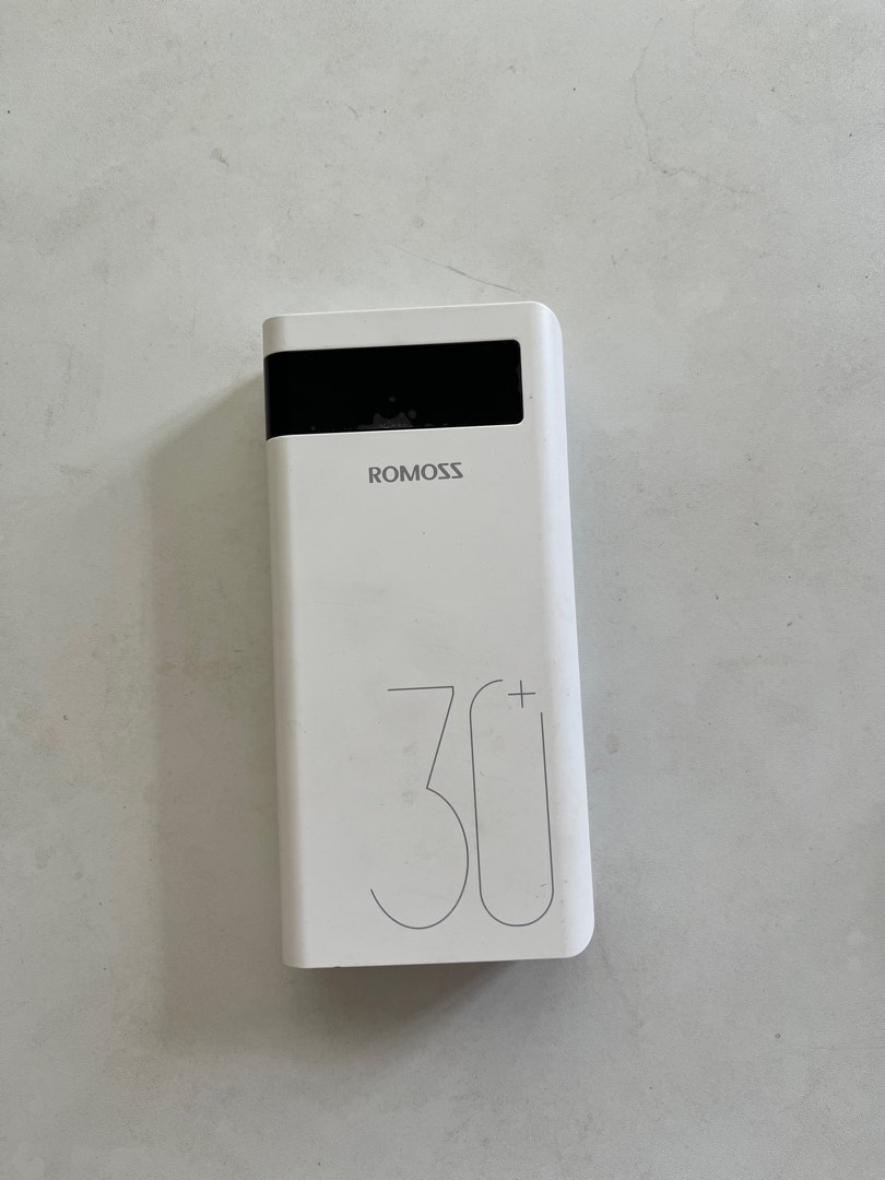 Romoss Sense 8P Plus 30000mAh powerbank fast charge, Mobile Phones & Gadgets, Mobile & Gadget ...