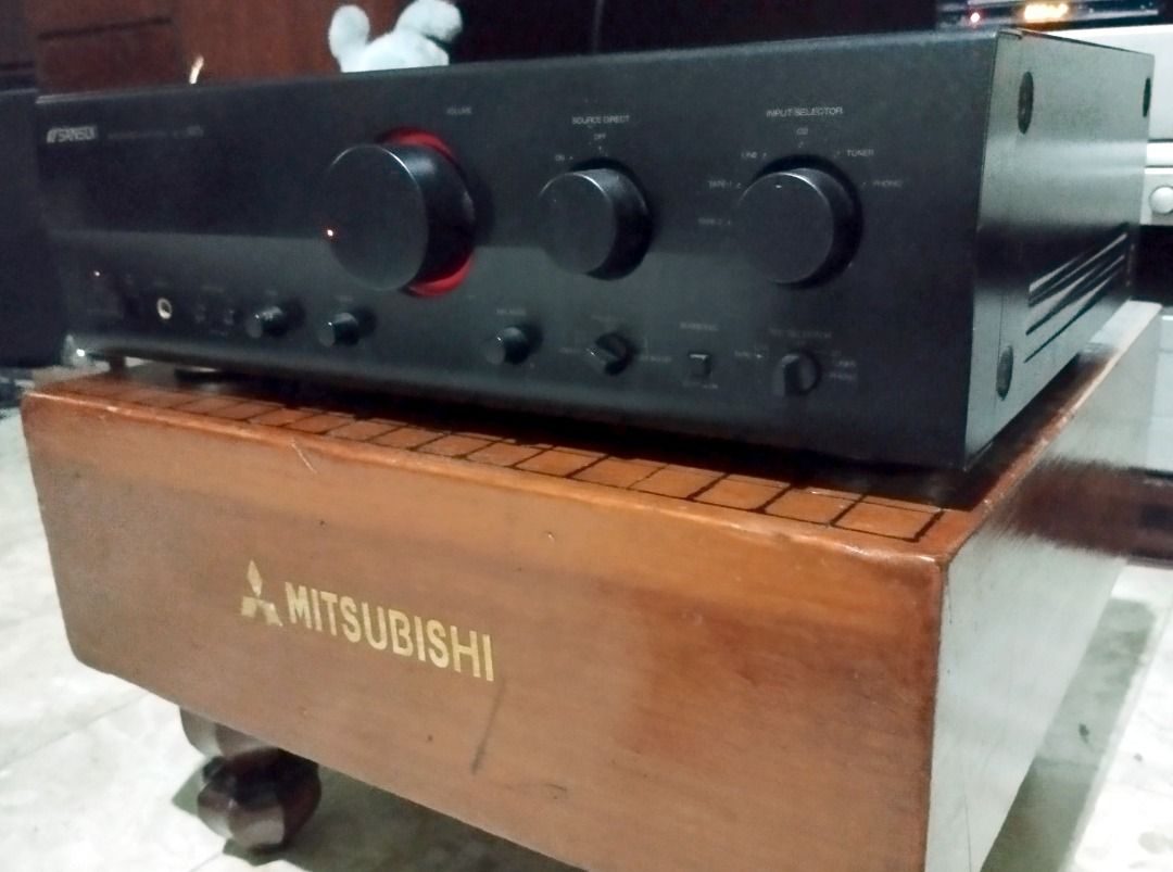 SANSUI AU alpha 507R amplifier Black face (not denon onkyo yamaha sony ...