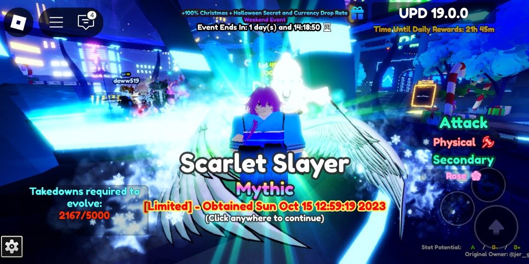 Scarlet Slayer Anime Adventure, Video Gaming, Video Games, Others on ...