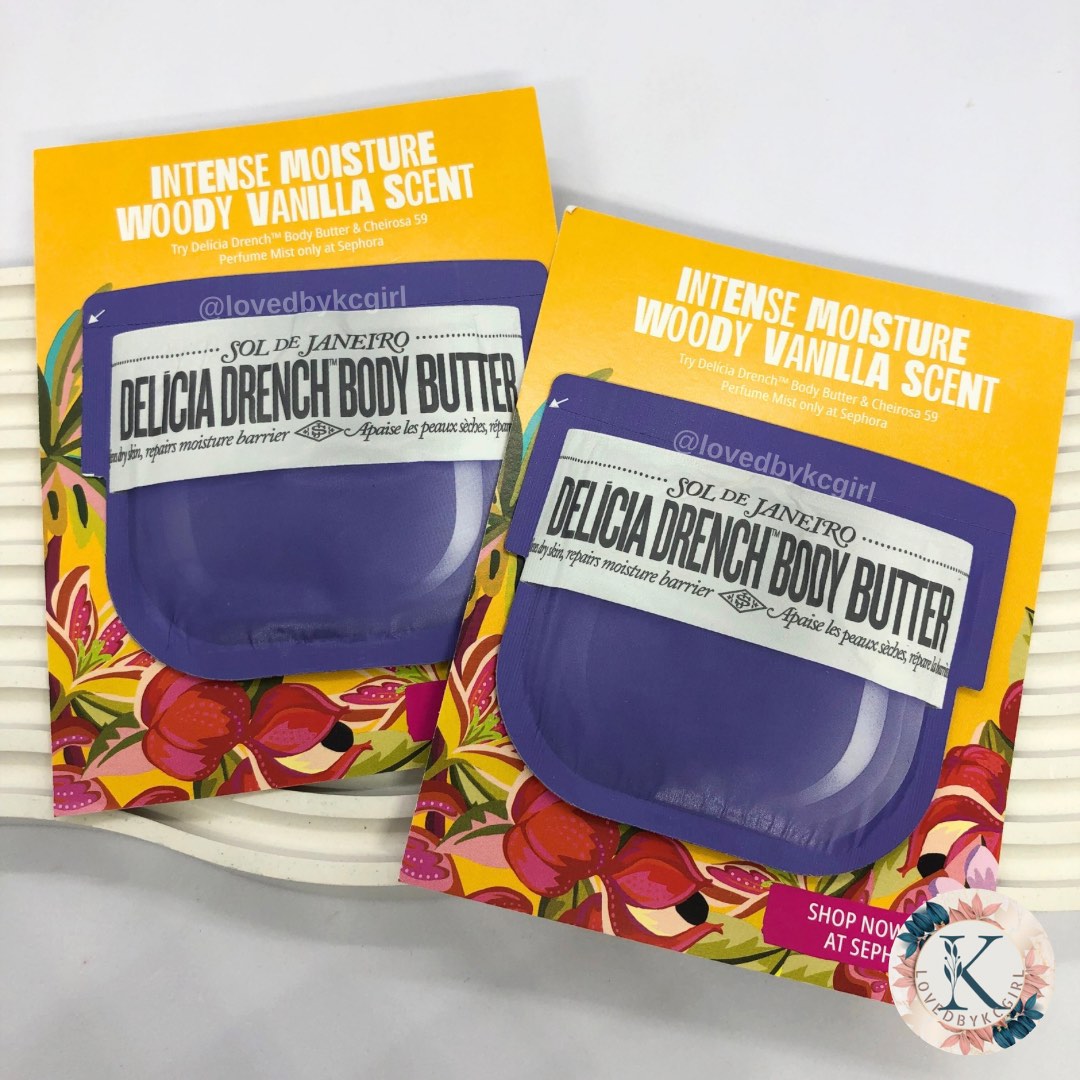 SDJ Delicia Drench Body Butter 7.5mL (SOLD PER PC), Beauty & Personal ...