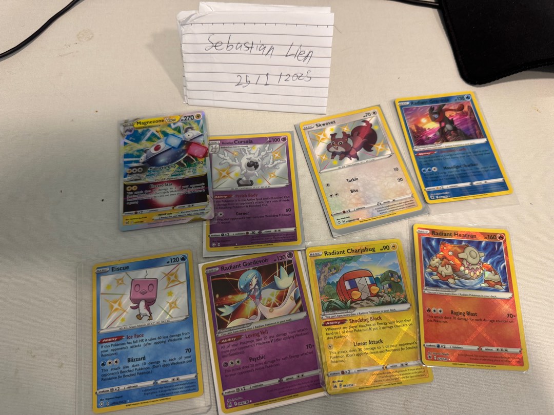 shiny/radiant pokemon collection, Hobbies & Toys, Toys & Games on Carousell