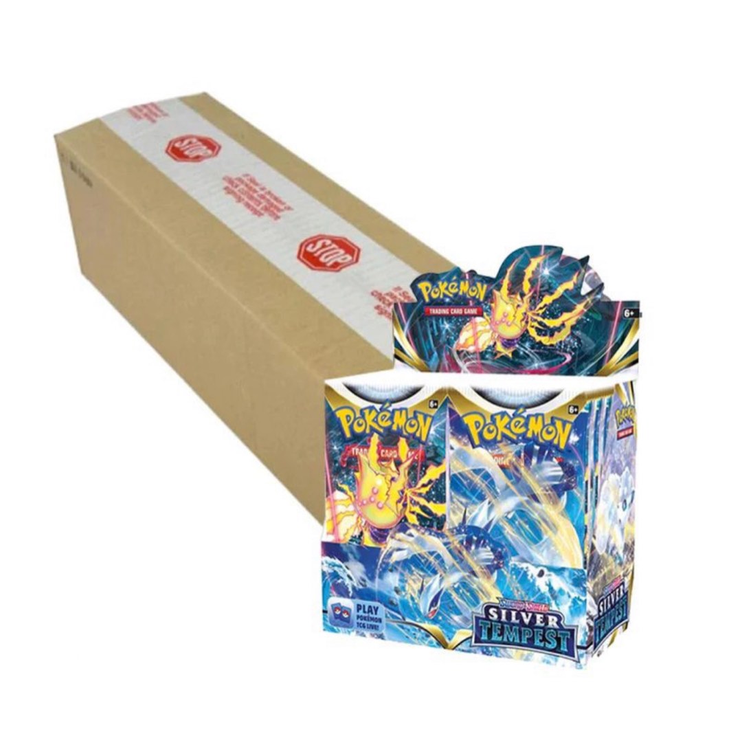 Silver Tempest Booster Box Case, Hobbies & Toys, Toys & Games on Carousell