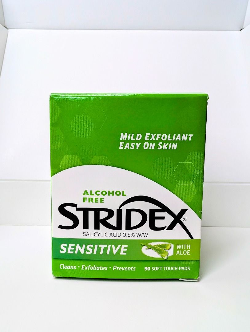 Stridex Daily Care Acne Pads with Salicylic Acid, Sensitive with Aloe 90 pcs, Beauty & Personal ...