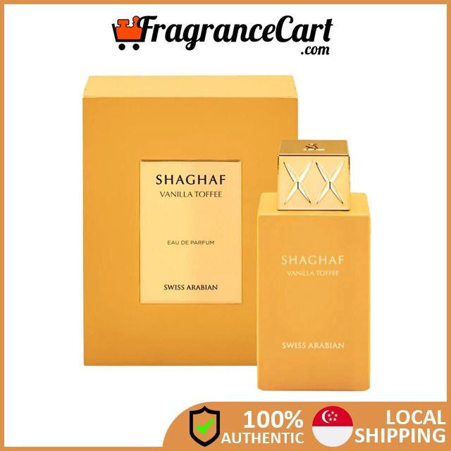 Swiss Arabian Shaghaf Vanilla Toffee EDP for Unisex (75ml) [Brand New ...