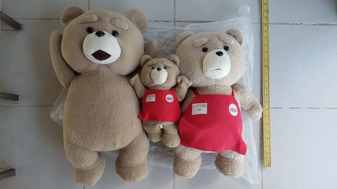 [Ted Movie] Ted the bear plush/stuffed toy and hand puppet, Hobbies ...