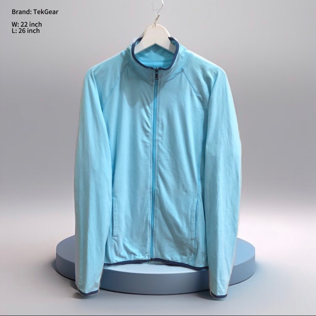 TekGear Light Blue Jacket, Men's Fashion, Coats, Jackets and Outerwear ...