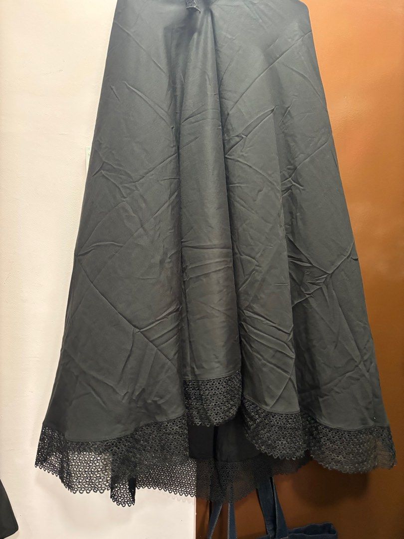 Telekung Vietnam Hitam, Women's Fashion, Muslimah Fashion, Prayer Sets ...