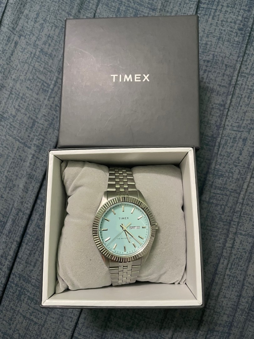 Timex Tiffany colour, Men's Fashion, Watches & Accessories, Watches on ...