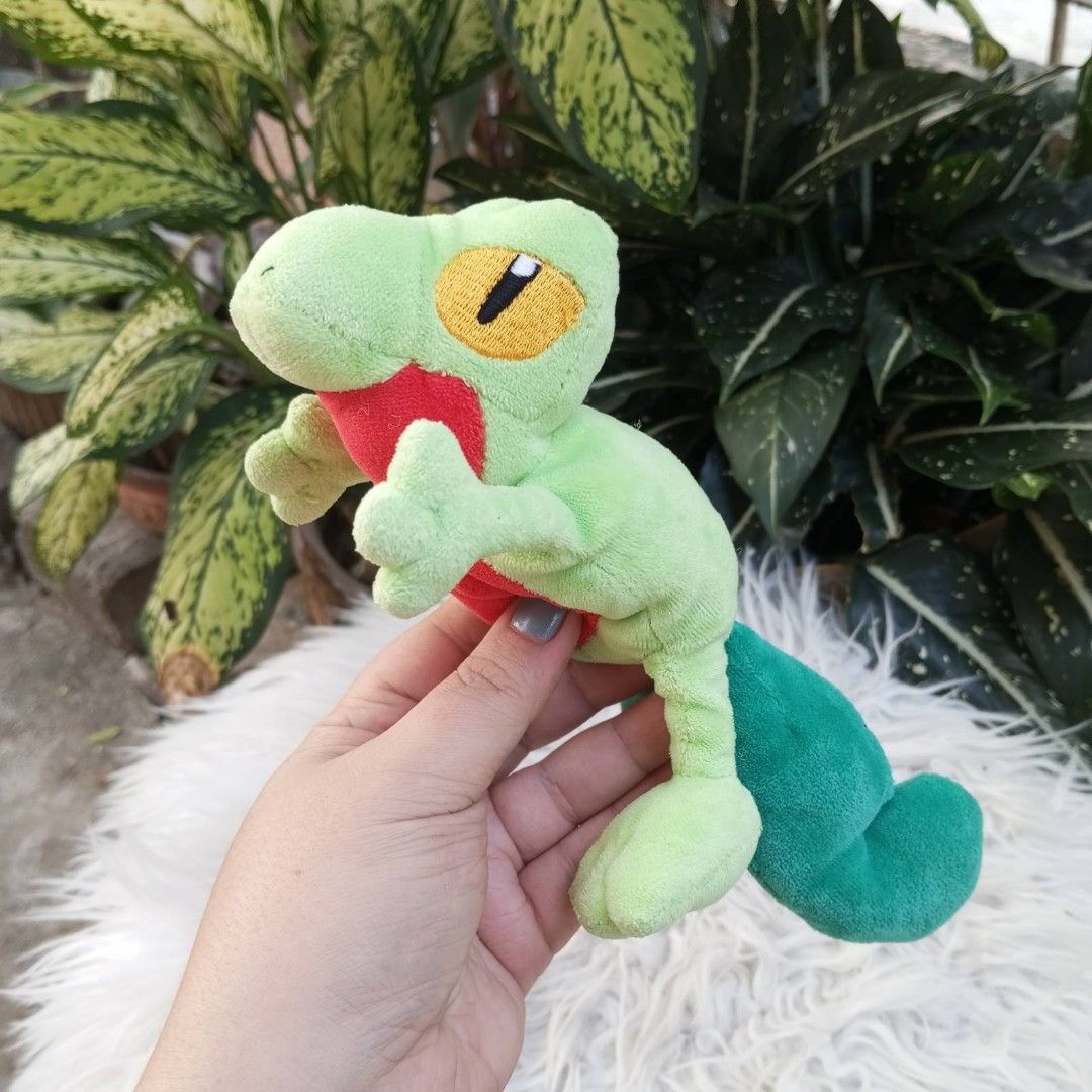 TOMY Grass-type Starter Pokemon TREECKO 6 inches Original Japan Plush ...