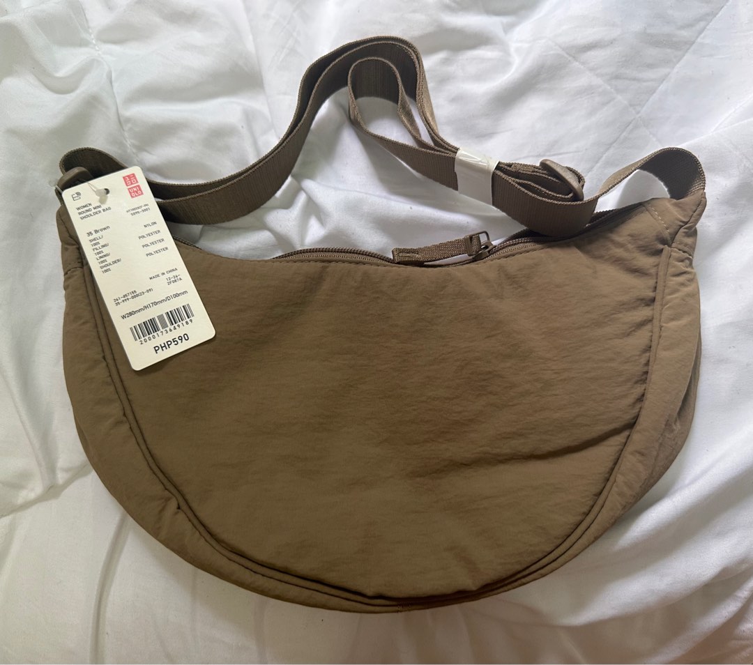 Uniqlo Round Mini Shoulder Bag (First Version of Dumpling Bag), Women's ...
