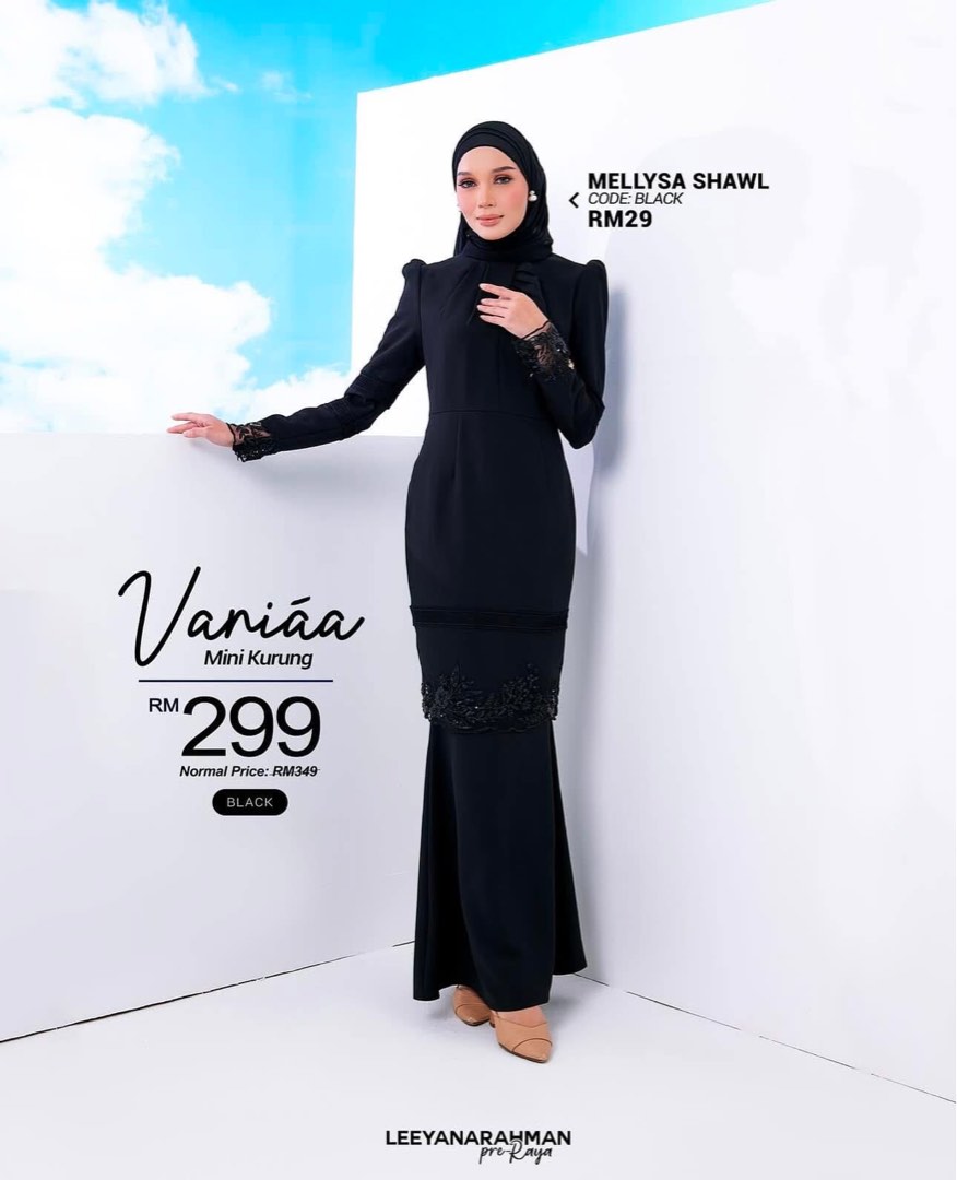 Vaniaa Kurung Leeyanarahman, Women's Fashion, Muslimah Fashion, Baju ...