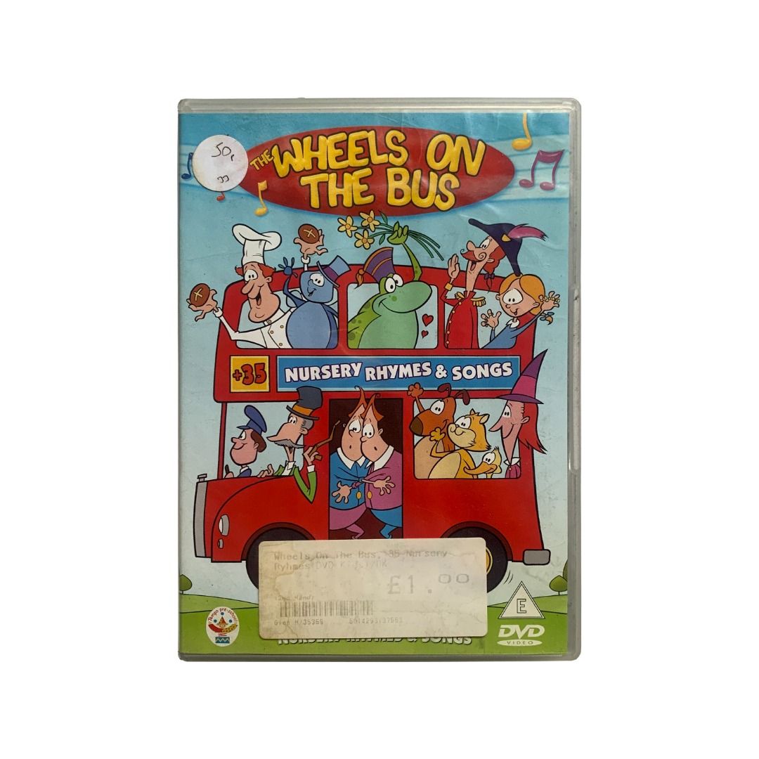 Wheels On The Bus: Nursery Rhymes and Songs (DVD), Hobbies & Toys, Music & Media, CDs & DVDs on ...