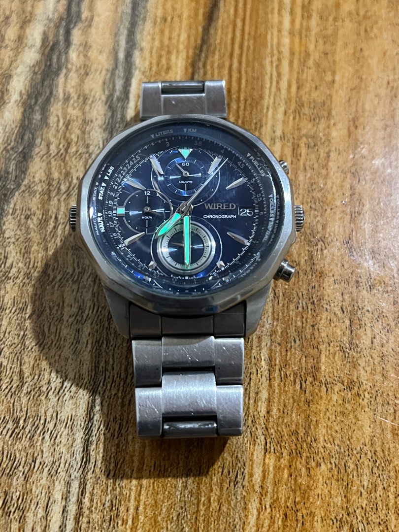 WIRED CHRONOGRAPH by SEIKO, Men's Fashion, Watches & Accessories ...