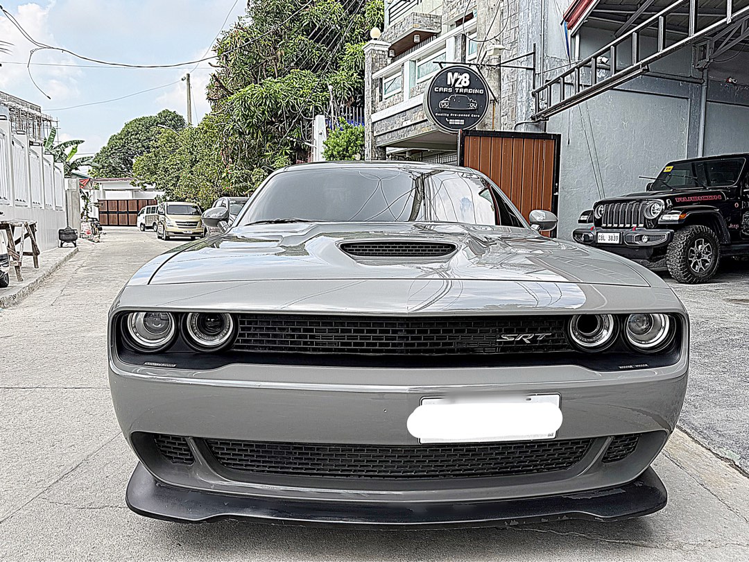 2018 Dodge Challenger SRT Hellcat 715HP Sunroof Cement Gray Auto, Cars ...