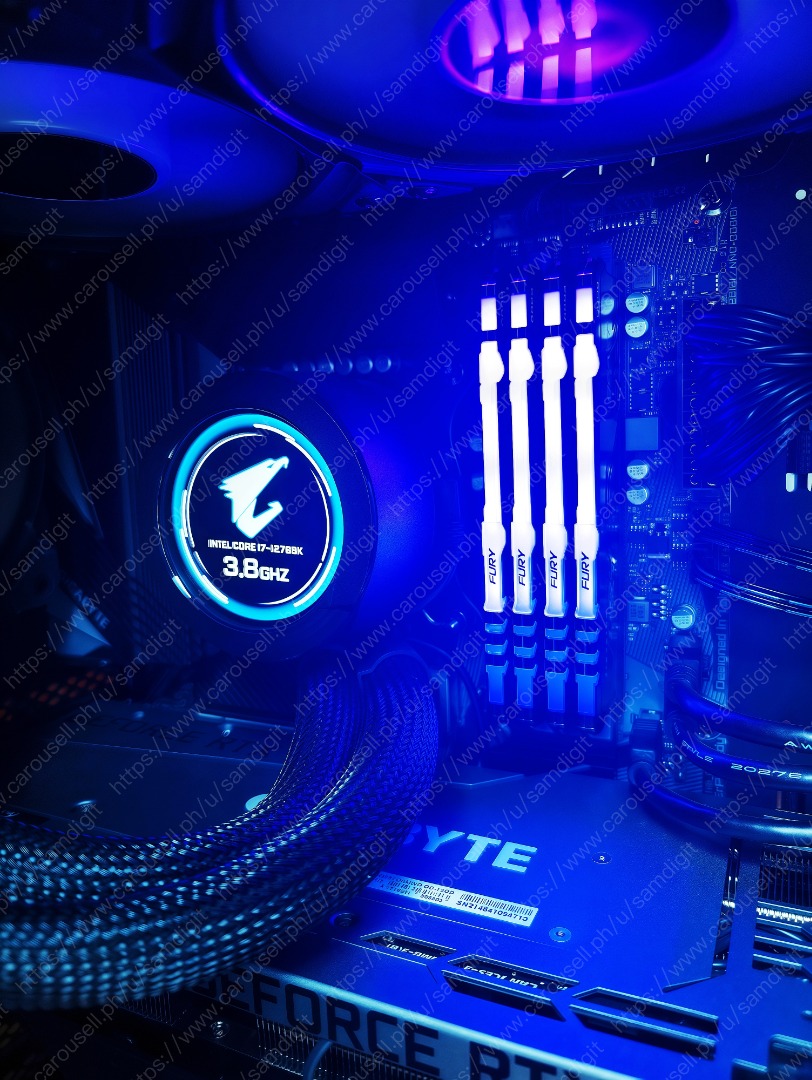 Gamer RGB RAM Per stick 32GB 64GB 128GB DDR4-3600 PC Desktop Gaming ...