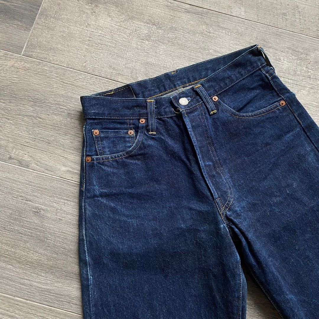 90’s LEVI’S 501 XX BIG E USA REDLINE HIDDEN RIVET LEVIS 555 501XX UNWASH DENIM JEANS 美版 舊美製 牛仔褲 ...