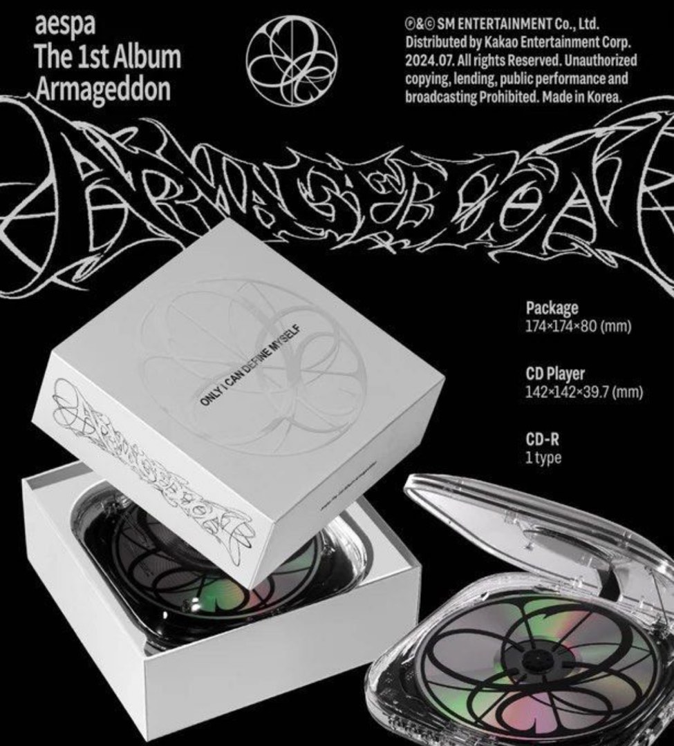 在港現貨 aespa Armageddon CLP CD t player aespa cd 機, 興趣及遊戲, 收藏品及紀念品, 韓流 ...