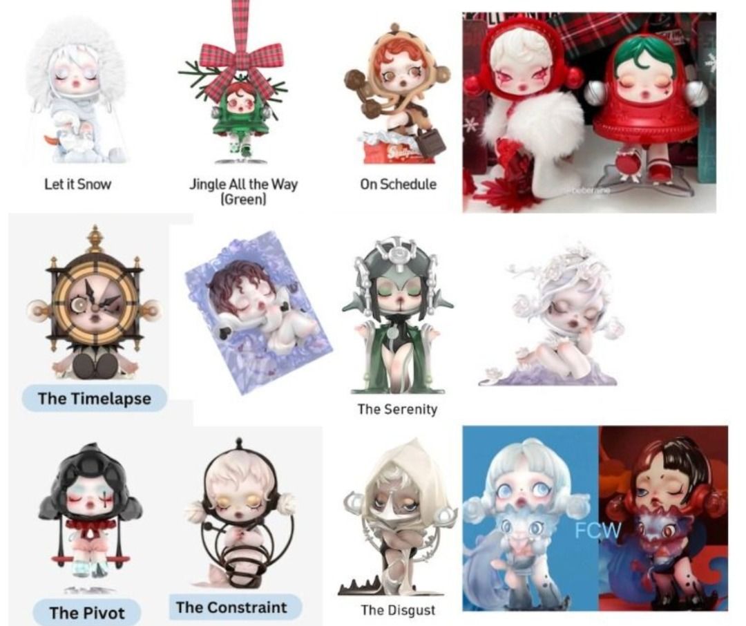 出/換 Skullpanda SP ink of plum blossom POPMART 庭前墨梅系列 觀 沉醉 盲盒, 興趣及遊戲, 玩具 ...