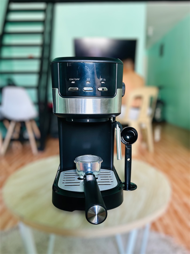 Anko Compact Espresso Machine w/ Milk Frother (15 Bar Pressure) (Heavy ...