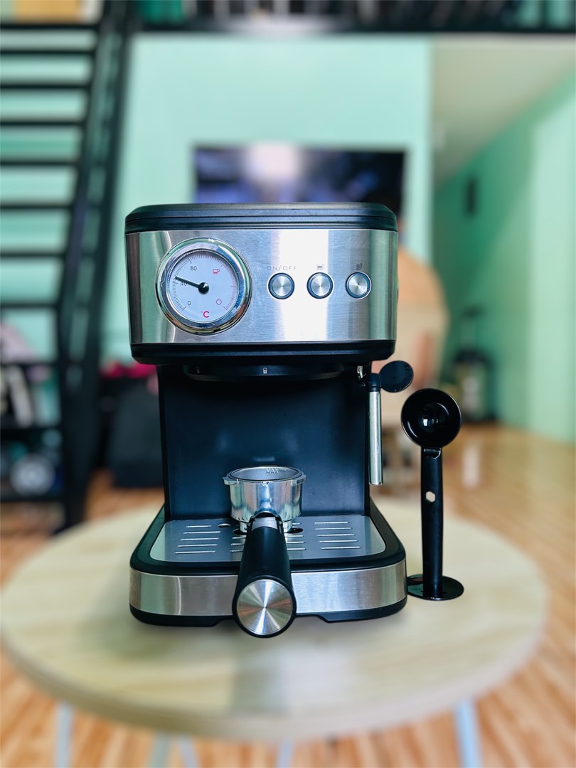 Anko Espresso Coffee Machine (w/ Milk Frother & Heat Gauge) (Heavy Duty ...