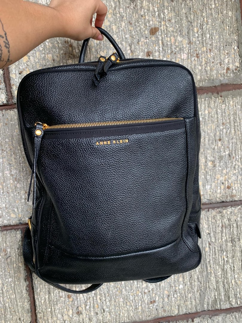 Anne klein leather backpack, Men's Fashion, Bags, Backpacks on Carousell