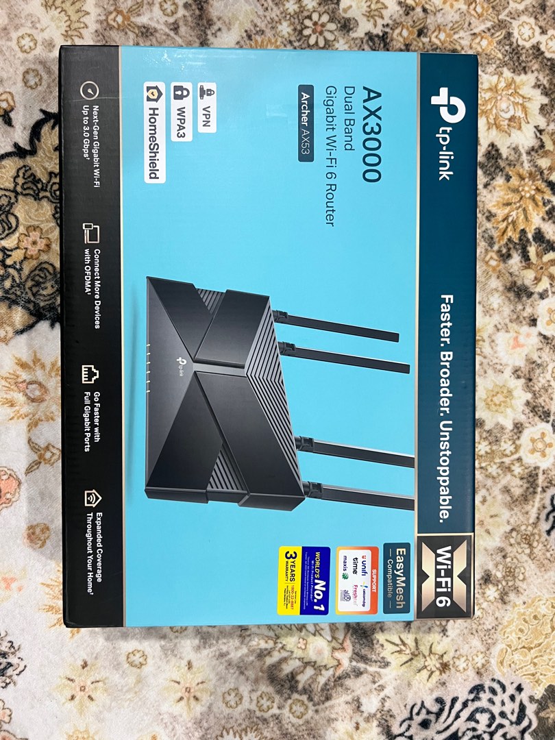 Archer AX3000 WiFi 6 Router, Computers & Tech, Parts & Accessories ...