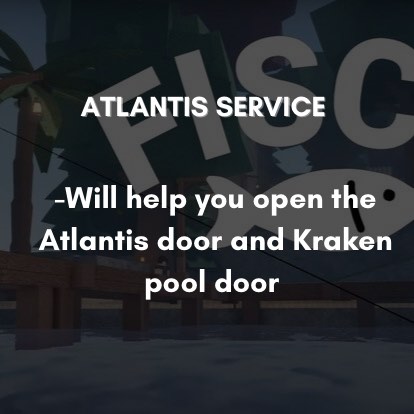 ATLANTIS SERVICE And POSEIDON TEMPLE FISH, Announcements on Carousell