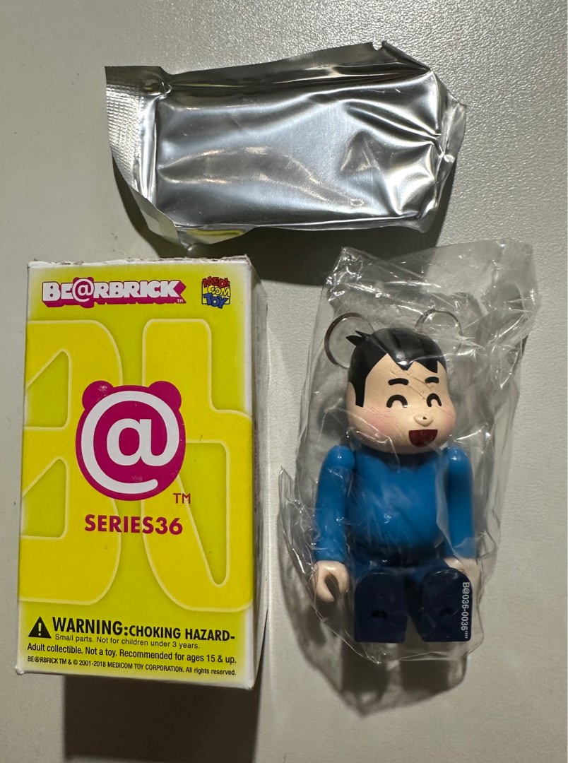 Bearbrick 100% S36 Artist Secret Irasutoya Be@rbrick, 興趣及遊戲, 玩具 & 遊戲類 ...