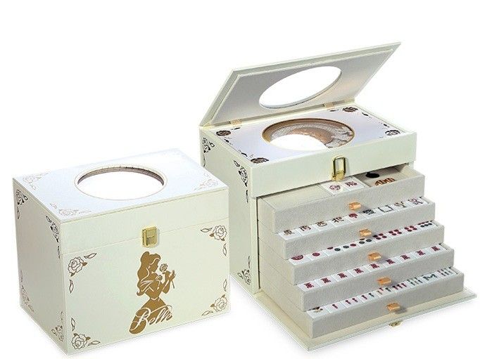 BNIB Limited Edition Beauty & The Beast Mahjong Set, Hobbies & Toys ...